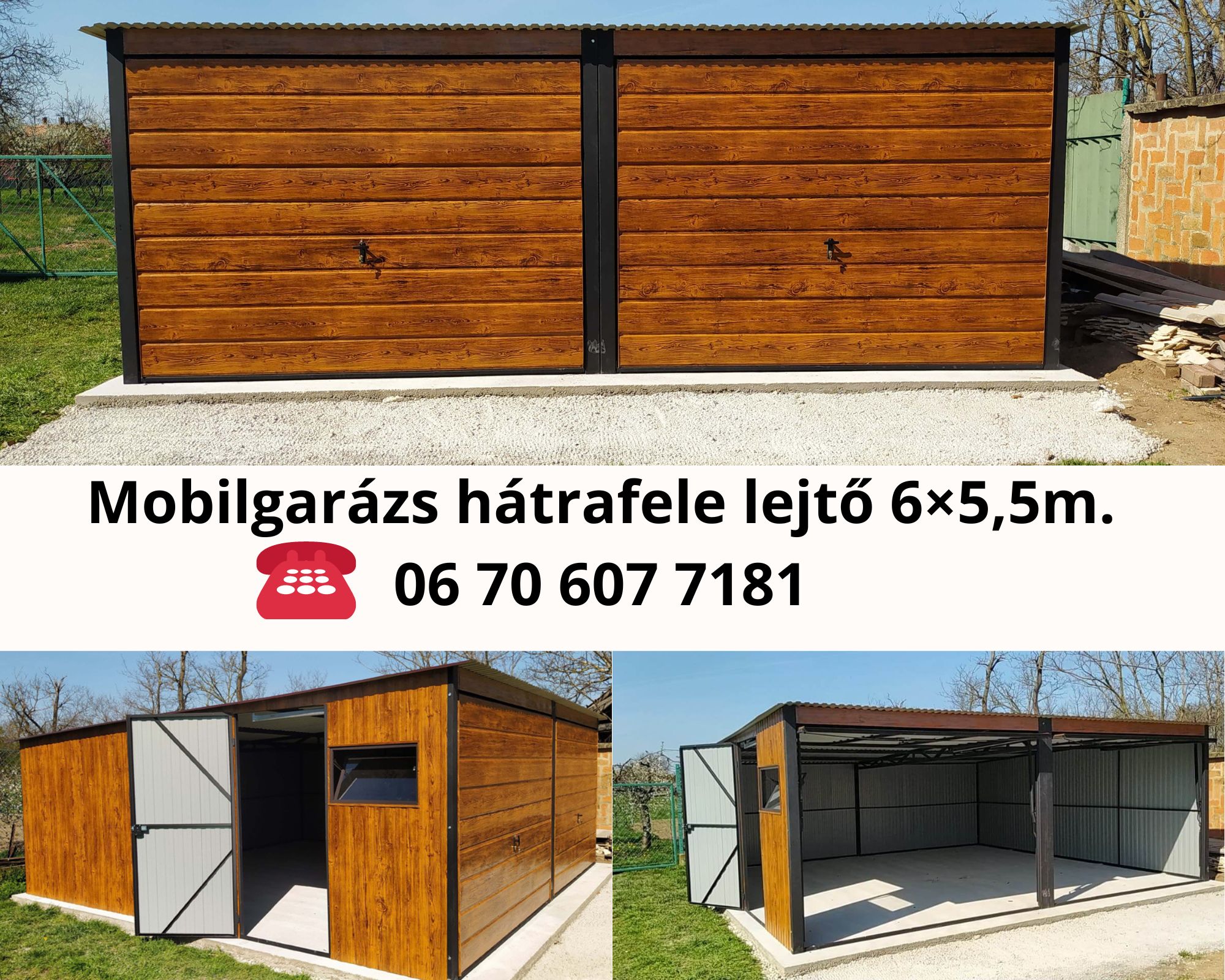 Dupla mobilgarázs - Profi-Stahl